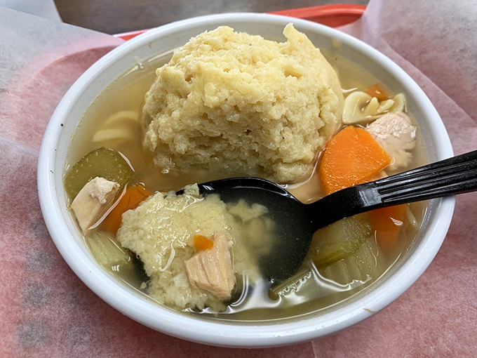 Matzo ball soup that could heal whatever ails you. That golden broth has probably ended family feuds and started peace negotiations.