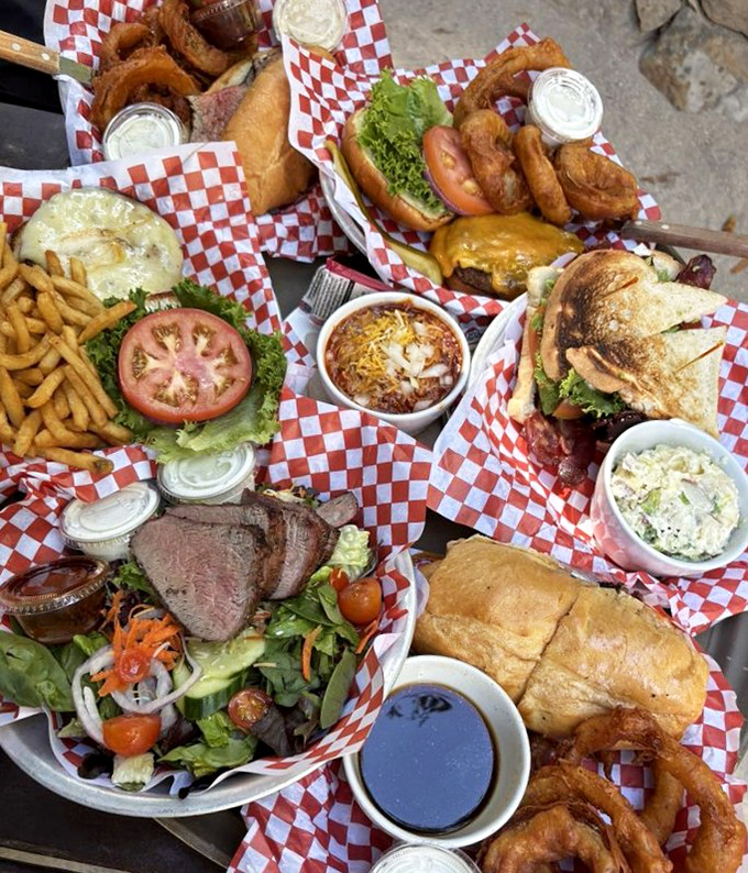 Feast for the eyes (and stomach): This spread isn't just lunch&mdash;it's a family reunion of flavors where everyone gets along surprisingly well.