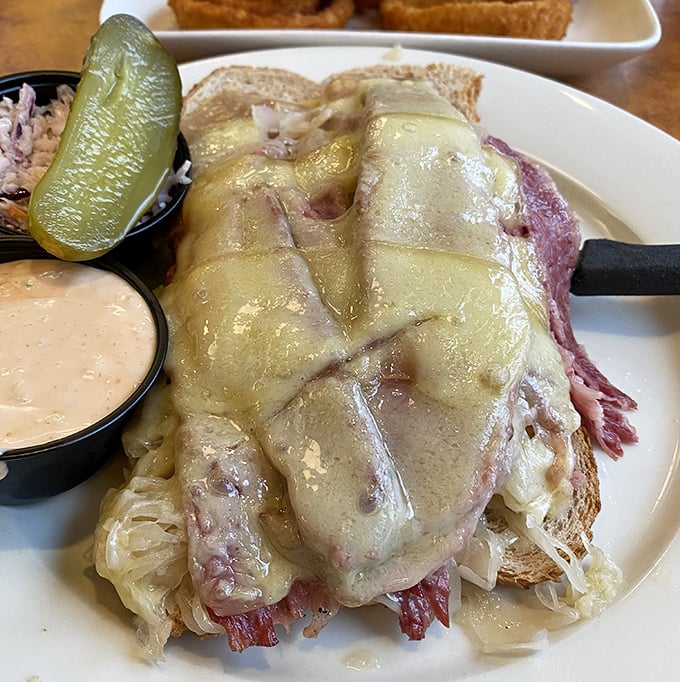 The Monte Cristo: where sandwich meets dessert in a glorious union that makes you wonder why we ever separated sweet and savory in the first place.