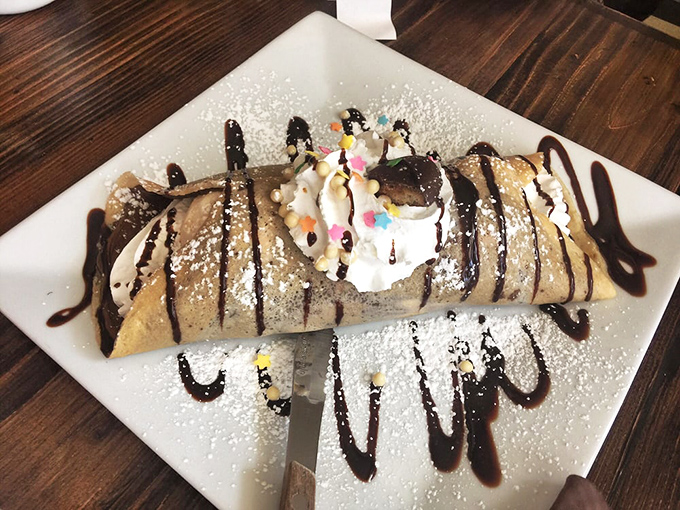 Chocolate hazelnut heaven drizzled with artistic abandon. This dessert doesn't just satisfy cravings&mdash;it creates entirely new ones.