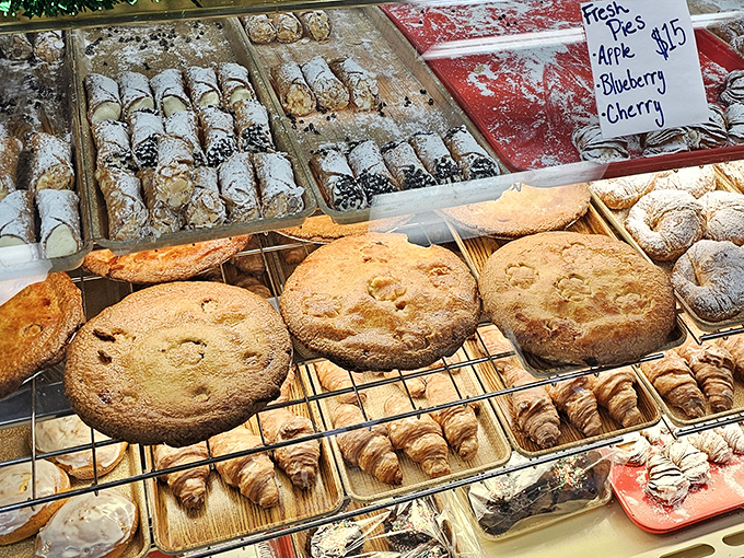 The bakery case at Auddino's is like the Louvre of pastries &ndash; each shelf displaying edible masterpieces that would make any Italian grandmother nod in approval.