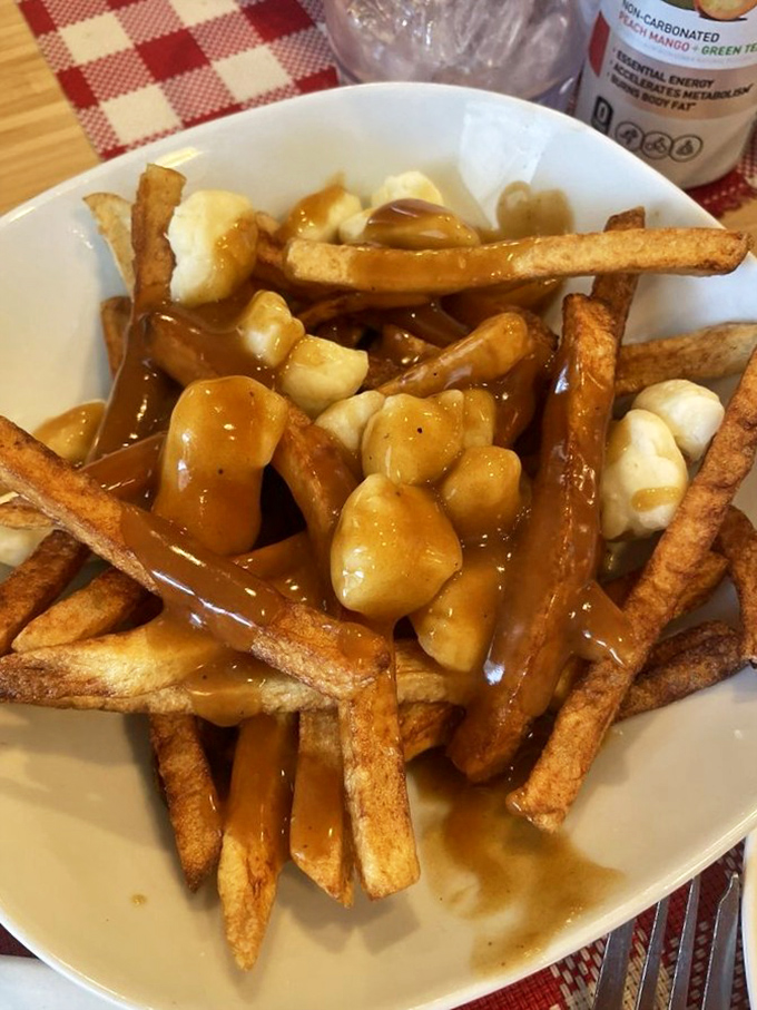 Poutine gets the French treatment here: crispy fries swimming in gravy with cheese curds melting into the mix. Diet plans, consider yourselves officially postponed.