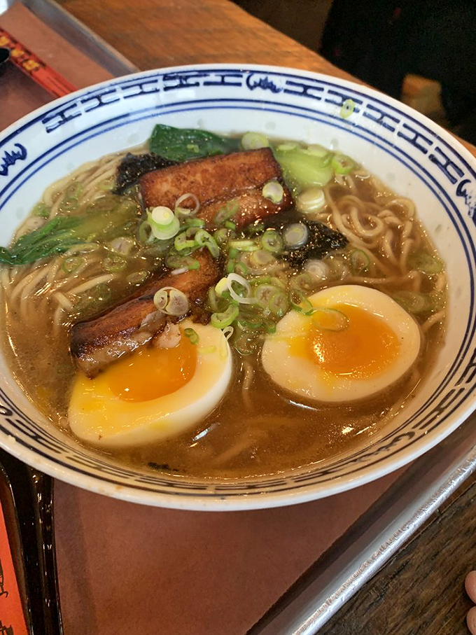 East meets smoke in this ramen bowl, where barbecue and noodle traditions collide in a broth that's worth slurping loudly.