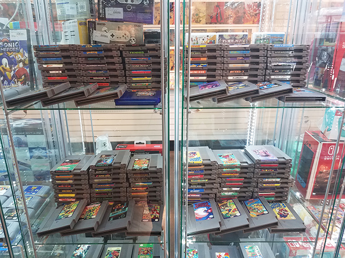 Gaming nostalgia behind glass &ndash; where Gen X parents drag their confused children to show them "what real video games looked like."