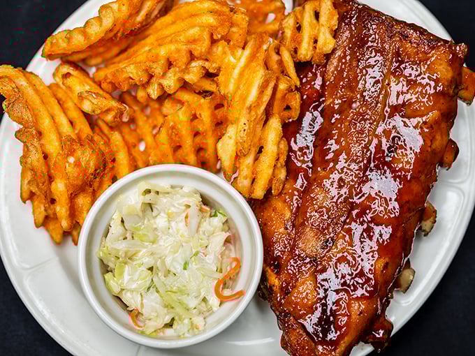 Glistening ribs that practically whisper "resistance is futile" as they fall off the bone. Diet plans, consider yourselves postponed.
