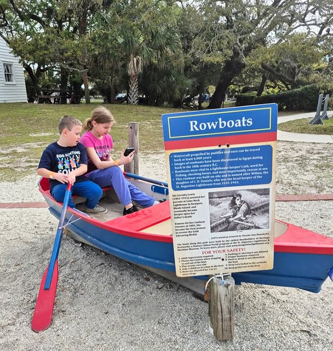 These historic rowboats aren't just for show&mdash;they represent the lifesaving equipment that lighthouse keepers relied on when ships found themselves in trouble.
