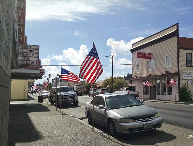 American flags line Fortuna's Main Street, not just for holidays but as everyday reminders that patriotism isn't a trend&mdash;it's tradition.