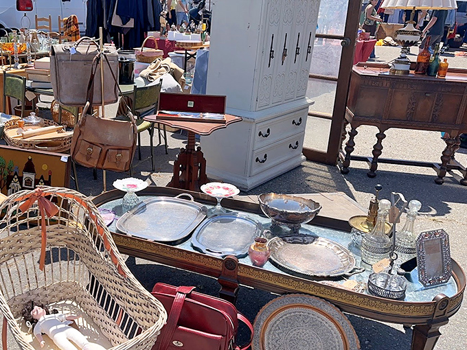 Silver serving pieces that make even takeout look fancy. Yesterday's elegance waiting to class up your next dinner party.