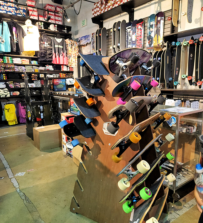 Skateboard paradise for the eternally young-at-heart. The perfect place to pretend you're still cool enough to ride one without breaking something important.