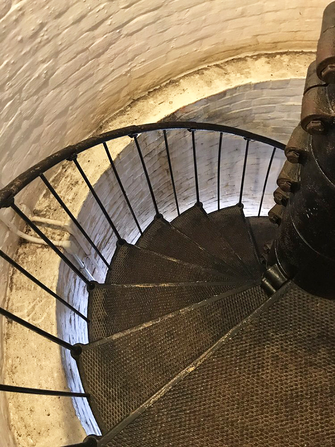 These 109 spiral steps separate the ambitious from the winded. By step 85, you'll be negotiating with whatever higher power you believe in.