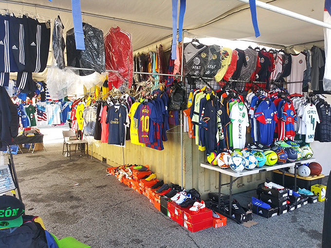 Sports fan nirvana! Whether you bleed Dodger blue or Lakers purple and gold, your team loyalty can be proudly displayed from this merchandise motherlode.