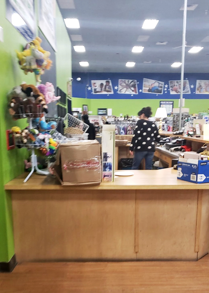 The checkout area buzzes with activity as today's discoveries become tomorrow's cherished possessions.