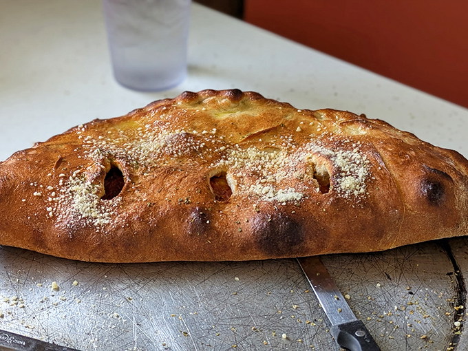 A golden-brown stromboli that would make any Italian grandmother nod in approval. Carb heaven has an address, and it's in Loganton.