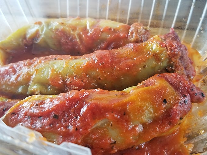 Stuffed banana peppers so beautiful they could make a grown person reconsider their life choices.