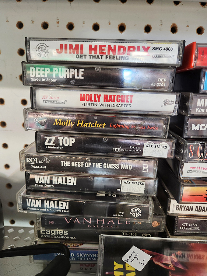 Rock history in plastic form&mdash;from Hendrix to Van Halen, these cassettes survived countless road trips and teenage bedrooms.