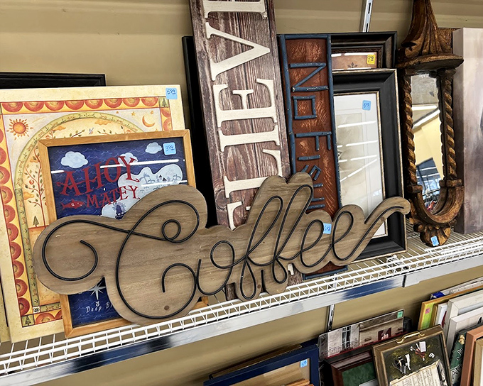 "Coffee," "Family," and vintage frames&mdash;the wall decor section is where homes find their personality and blank walls find their voice.