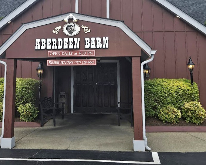 Aberdeen Barn's rustic charm promises the kind of hearty steaks that built America, one bite at a time.