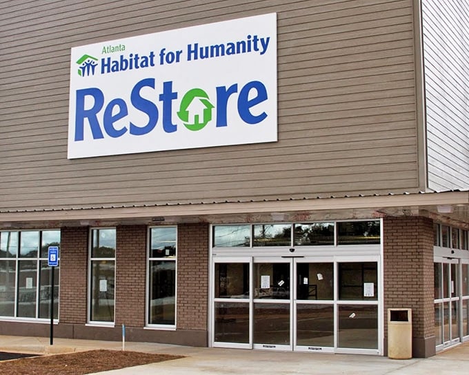 Habitat ReStore's warehouse setup means serious business when it comes to home improvement treasure hunting.