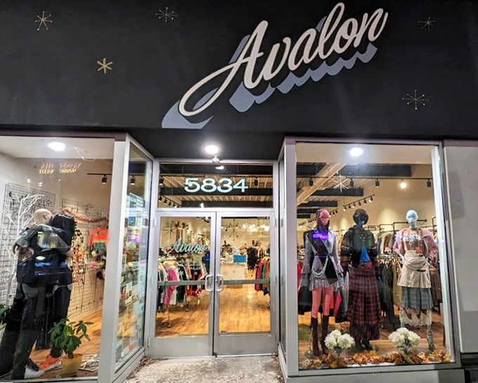 Avalon Exchange's retro-cool storefront promises fashion finds that bridge the gap between vintage charm and modern style.