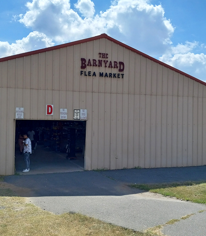 The Barnyard's simple exterior belies the treasure trove waiting inside for eagle-eyed shoppers.