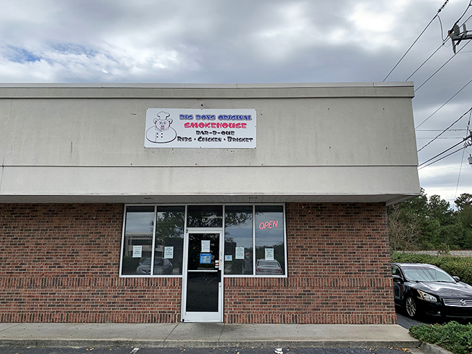 Big Boys' unassuming storefront hides smoky secrets that locals have treasured for years.