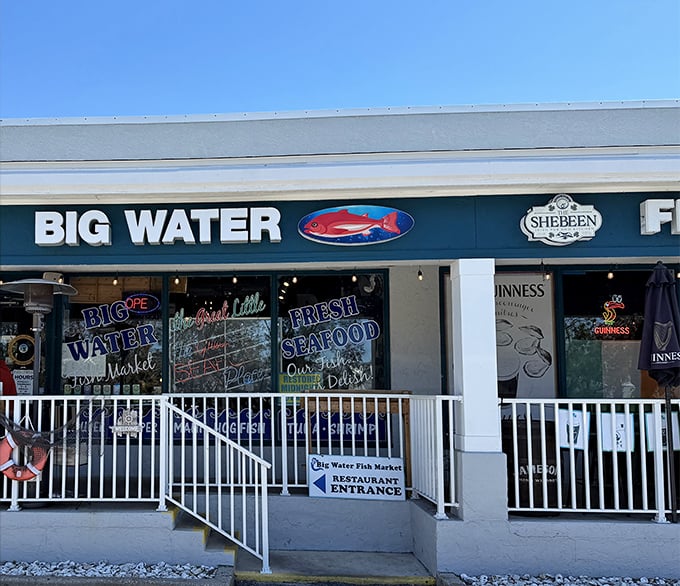 Big Water's storefront promises "the Great Little Seafood Place" &ndash; a rare case of truth in advertising that your taste buds will confirm.