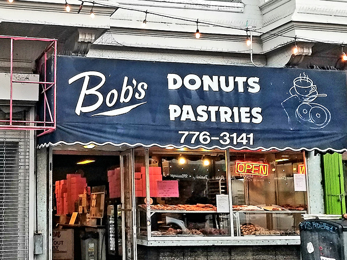 Bob's classic blue awning has been a San Francisco landmark longer than some cable car routes.