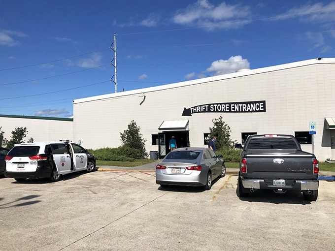 Don't let the plain exterior fool you&mdash;this unassuming entrance leads to a cave of wonders for savvy shoppers.