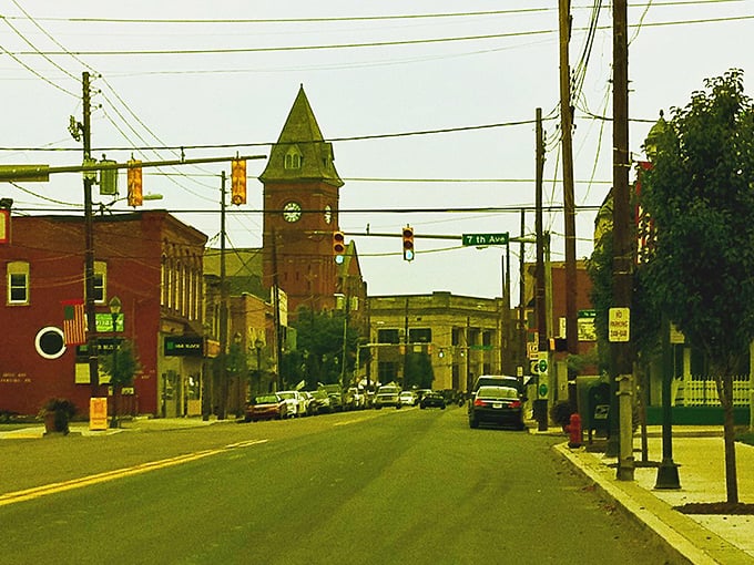 Carbondale's industrial heritage is written in brick and stone, with buildings that have witnessed generations of hardworking families.