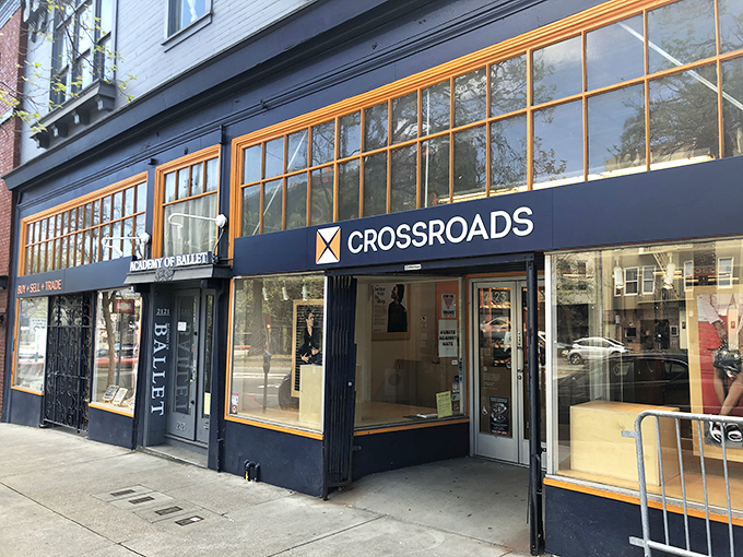 Crossroads Trading: Where fashion goes for its second act. This curated shop feels more boutique than thrift store.