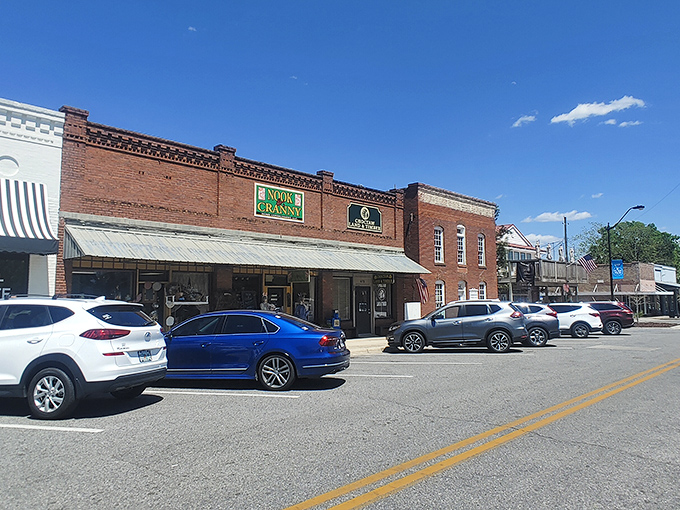 DeFuniak Springs' Victorian homes pose like elegant dancers around the lake, each one more beautiful than the last.