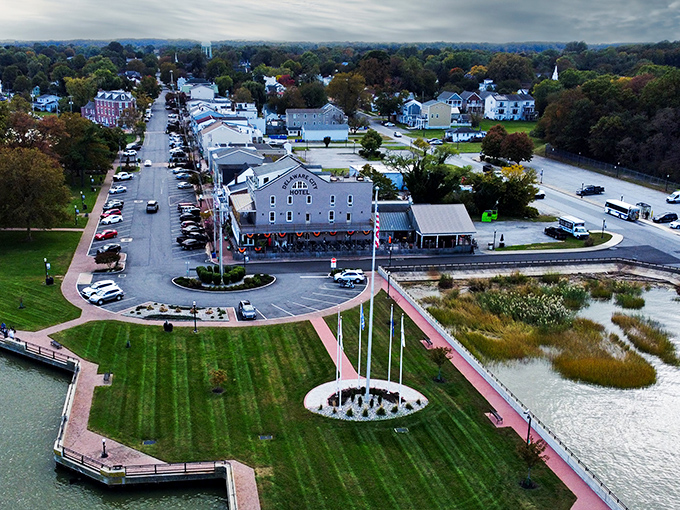 Delaware City offers waterfront charm with parks, shops, and affordable living spaces nestled along Delaware's scenic coastline.