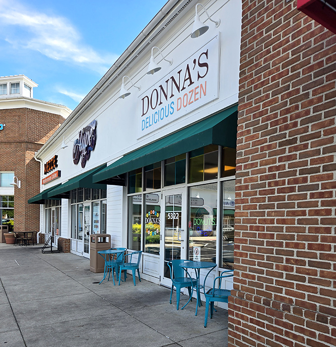 Clean lines and bright spaces create the perfect backdrop for donuts that taste as good as they look.