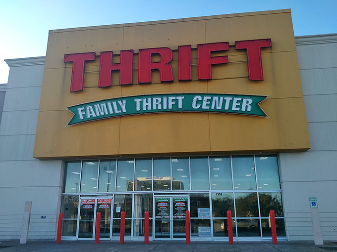 Family-sized savings! This Houston landmark proves that thrifting is better when there's room to roam.