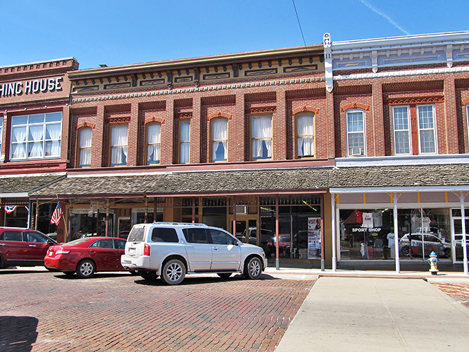 Fort Scott's brick streets and historic buildings transport you to another era &ndash; complete with yesteryear's prices.