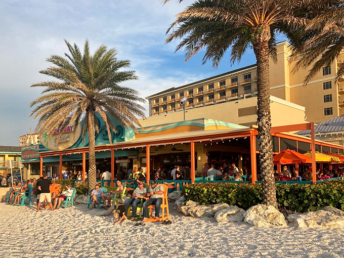 Frenchy's legendary grouper sandwich comes with a side of pure Clearwater Beach bliss - no extra charge for the view. 