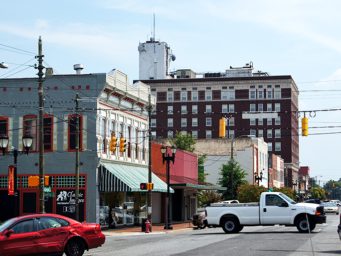 Goldsboro's brick-lined streets echo with Southern hospitality where your fixed income feels genuinely welcome.