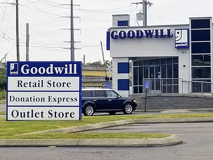 The modern Goodwill design signals a new era of organized, efficient thrift store experiences.
