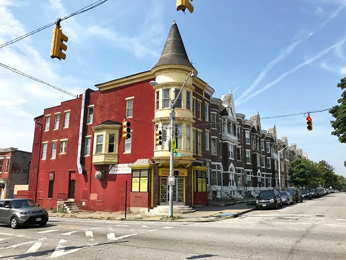 This historic corner building has been feeding Baltimore souls with honest, no-frills fried chicken for years.