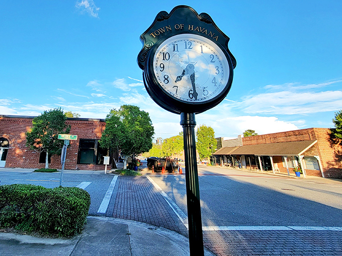 Havana's town clock stands sentinel over brick streets that have witnessed generations of small-town stories.