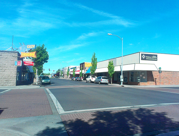 Hermiston's civic center stands proud, representing a community that values both progress and affordability.