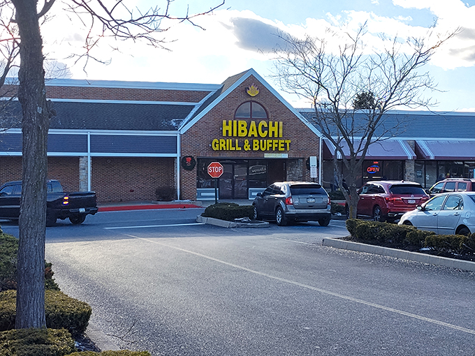 Asian fusion meets American appetite in this bustling spot where hibachi flames dance with buffet dreams.