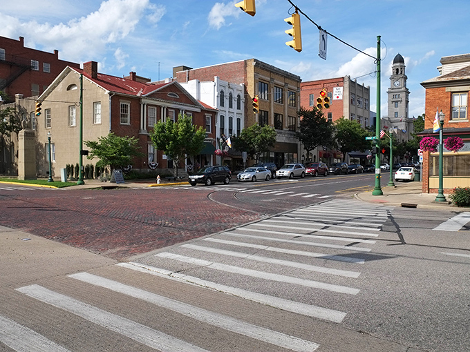 Marietta's historic downtown stretches along brick streets like pages from America's favorite bedtime story about simpler times.