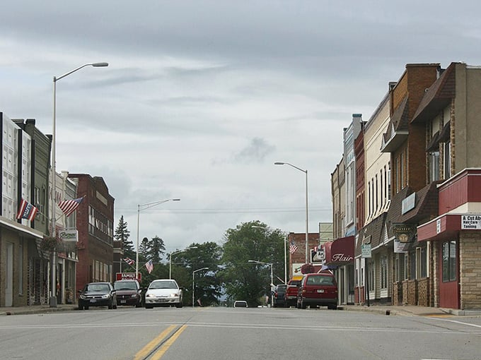 Main Street stretches invitingly ahead, promising local businesses that remember when customer service mattered most.