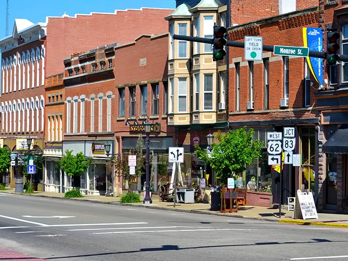 Millersburg's historic buildings stand shoulder to shoulder – like old friends who've weathered life's storms together.