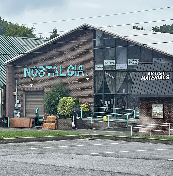 Nostalgia's brick building wears its name like a badge of honor. One step inside and you'll be transported to simpler times.