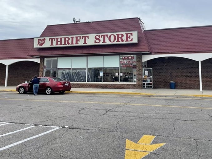 Ohio Thrift Store might look unassuming, but inside lies a labyrinth of potential treasures waiting to be discovered.