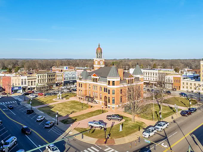 Paris, Tennessee's courthouse square feels like stepping into a Norman Rockwell painting that serves sweet tea.
