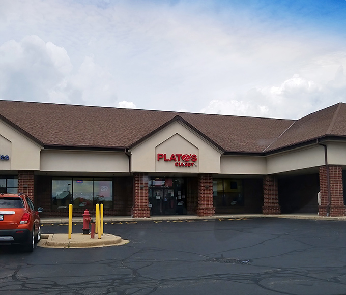 This trendy storefront caters to fashion-forward shoppers who refuse to sacrifice style for savings.