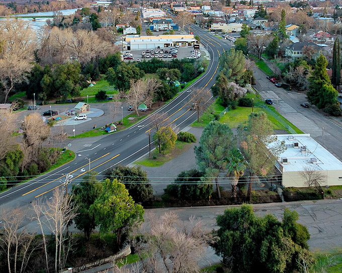 Red Bluff's main street mixes old and new like a perfect California blend - no fancy barista required. 